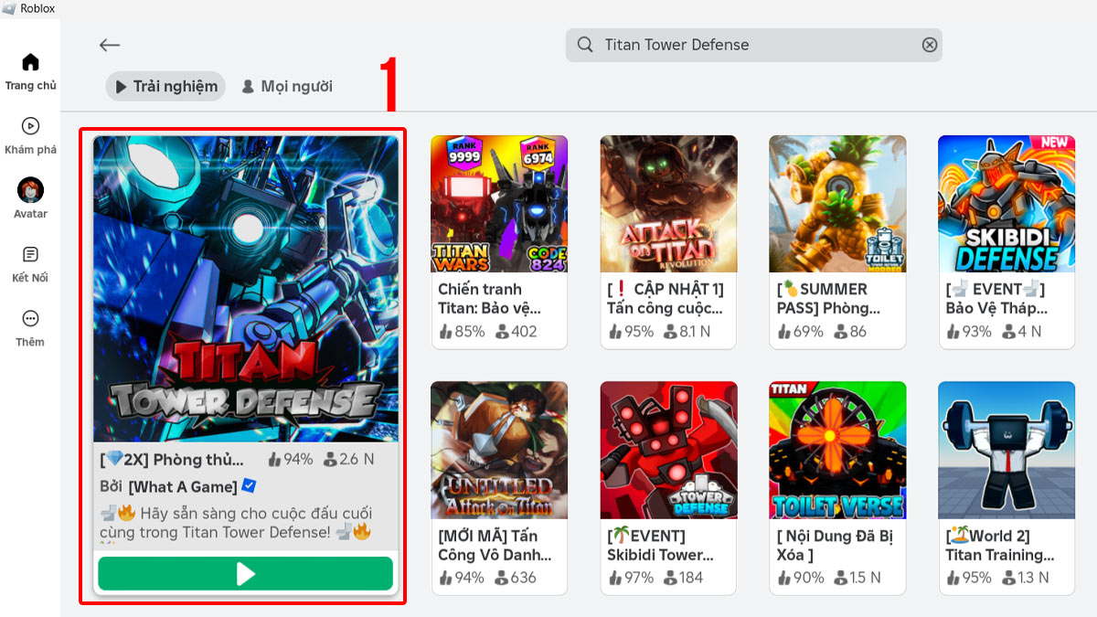 Code Titan Tower Defense mới nhất 12/2025 giá trị